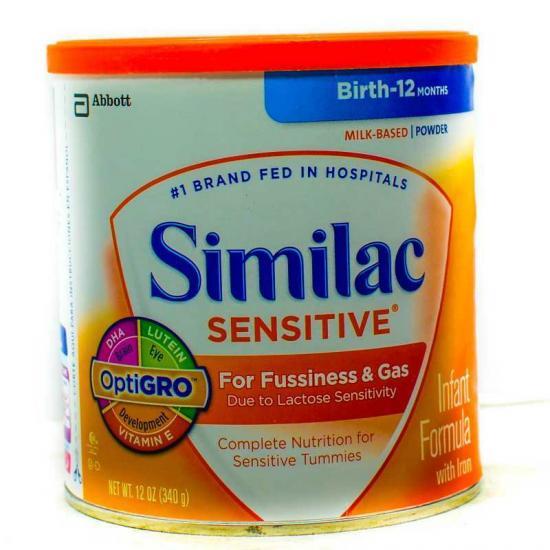 SIMILAC INFANT FORMULA SENSITIVE 357G - Grocery Shopping Online Jamaica