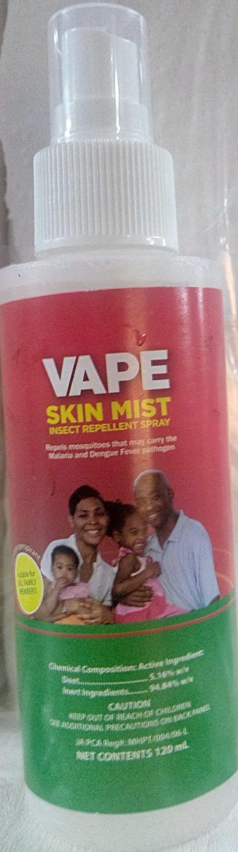 VAPE SKIN MIST INSECT REPELLENT SPRAY 120ML - Grocery Shopping Online ...